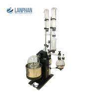 China Lanphan Double Condenser 10L Lab Rotary Evaporator for sale