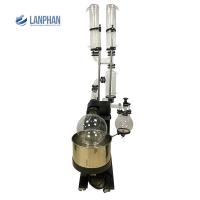 China Lanphan Double Condenser 10L Lab Rotary Evaporator for sale