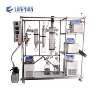 China Wiped Film Short Path Molecular Distiller Equipment Lab New 1L for sale