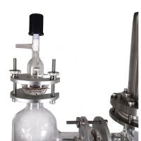 China Wiped Film Distillation Equipment Glass Electric Drive for sale