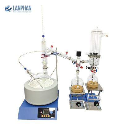 China 50Hz 5 Liter Short Path Distillation Equipment for sale