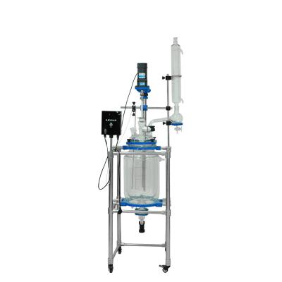 China Stainless Steel 220V Three Phase 100L Lab Glass Reactor for sale
