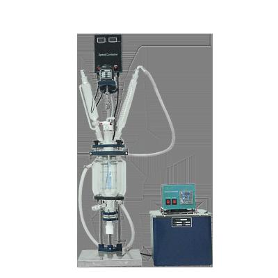 China 220V 5 Liter Glass Lined Chemical Mixing Reactor for sale