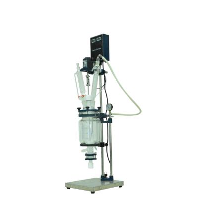 China Benchtop Reaction Kettle 5L Lab Glass Reactor for sale