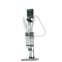 China Benchtop Reaction Kettle 5L Lab Glass Reactor for sale