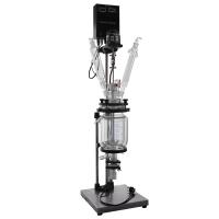 China S212 2l Laboratory Double Layer Jacketed Glass Reactor for sale