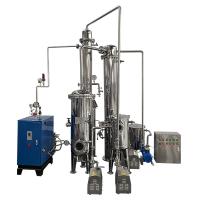 China Falling Film Evaporator 50L Stainless Steel Ethanol Vacuum Distillation for sale