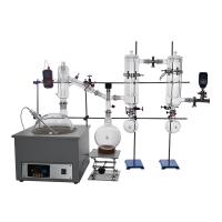 China Chemical Glass 10 Liter Short Path Distillation Equipment for sale