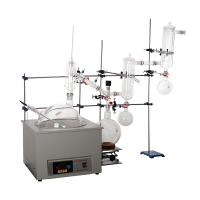 China 20 Liter Short Path Distillation Equipment Fractional Glass Distillation Kit for sale