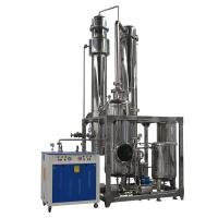 China Ethanol Distillation Thin Layer Falling Film Evaporator 20L/H for sale