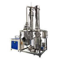 China Three Effect Milk Falling Film Rotary Vacuum Evaporator Ethanol Separation for sale