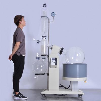 China 120rpm 50L Double Experimental Lab Rotary Evaporator 60W for sale