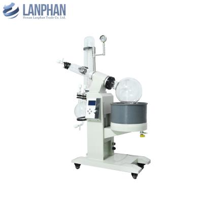 China 5L Chemical Glass Distiller Equipment Electrical Lifting Rotary Vacuum Evaporator for sale