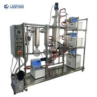 China Stainless Steel Double Stage Vacuum Oil Distiller System Molecular Flask for sale