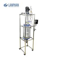 China SS304 Cbd Crystallization Lab Glass Reactor 100l 200l for sale