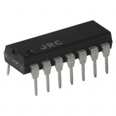 China NJM2059D IC OPAMP GP 4 CIRCUIT 14DIP Nisshinbo Micro Devices Inc. for sale