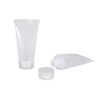 China Custom Transparent Plastic Squeeze Tubes 5ml 10ml 15ml 20ml with Caps for Cosmetic Packaging for sale