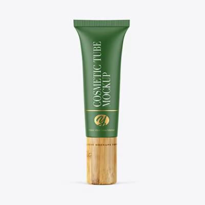 China Offset Printing Bamboo Tube Packaging 5ml-200ml Aluminium Laminated Cosmetic Tube with 50ml Standard Capacity for sale