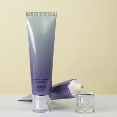 China Eco Friendly Plastic Cosmetic Tube D30mm D40mm 50ML Capacity Screen Printing Packaging for Face Gel for sale