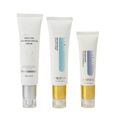 China 50ML Vacuum Body Butter Tube with Airless Pump - Custom Plastic Cosmetic Container for Creams and Serums for sale