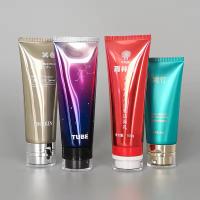 China Luxury Custom Cosmetic Pump Tube 200ml with Glossy Finish and Screen Printing Options for Skincare Packaging for sale