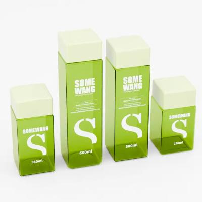 China Custom Printing PET Cosmetic Plastic Bottles and Jars 50ML Capacity for Personal Care Packaging for sale