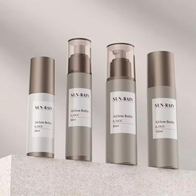 China Customized Empty Airless Pump Bottle 5ml - 500ml Airless Dispenser Bottles for sale
