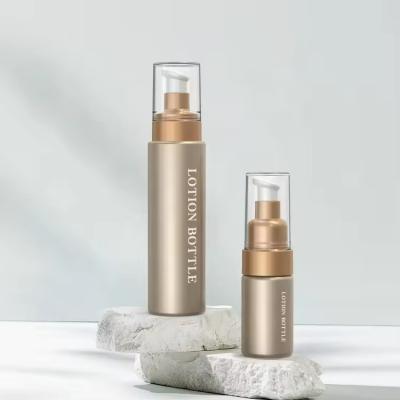 China Frosted Empty Cosmetic Bottles Brown Toner Bottle 5ml - 500ml for sale