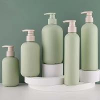 China Biodegradable Cosmetic Bottles And Jars Green Lotion Shampoo Bottle 5ml - 500ml for sale