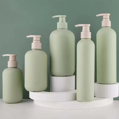 China Biodegradable Cosmetic Bottles And Jars Green Lotion Shampoo Bottle 5ml - 500ml for sale