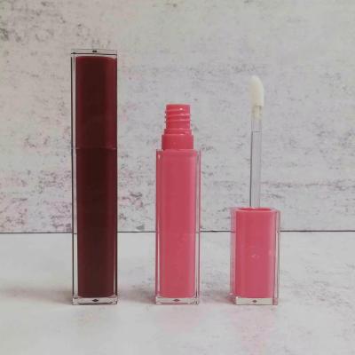 China Inject Color Liquid Lipstick Tubes Single Layer Makeup Empty Cosmetic Tube Packaging for sale