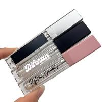 China Transparent Lip Gloss Container Customized Logo Screen Printing Lip Gloss Tube for sale