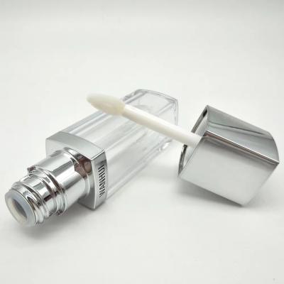 China Customized Size Color Lipgloss Tubes Plastic Clear Lotion Cosmetic Tube Packaging for sale