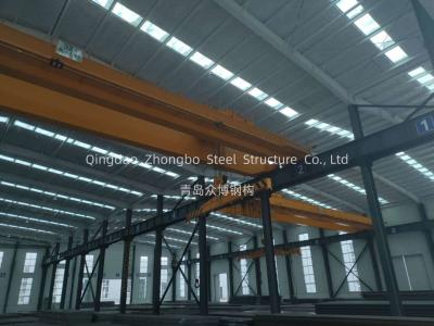 China Galvanized Prefabricated Steel Structure For Steel Frame Structure Industrial Warehouse for sale