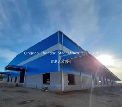 China Grade 12 Wind Resistance Prefabricated Steel Building Grade 8 Earthquake Resistance for sale