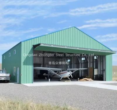 China Modular Prefabricated Steel Structure Aircraft Hanger Storage Warehouse for sale