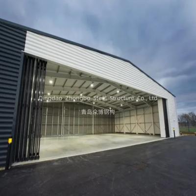 China H Section Steel Structure Aircraft Hanger Building Workshop Shed Q235 Q345 for sale