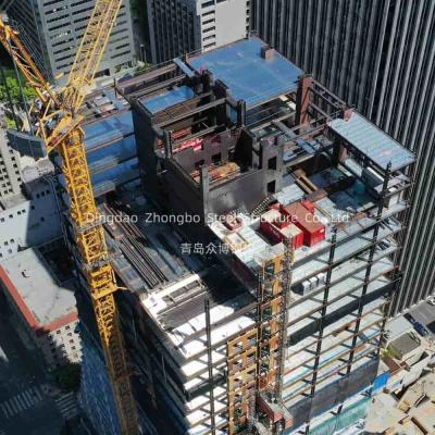 China Prefabricated Commercial Steel Building with Lightweight Light Steel Structure Ideal for Hotel Office and Supermarket for sale