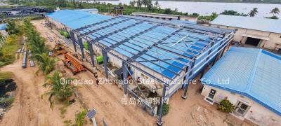 China Steel Structure Building Construction Combining Spacious Design and Durability with Prefabricated Steel Sandwich Panels for sale
