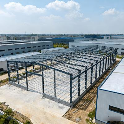 China Steel Structure Warehouse Prefabricated Metal Building Ideal for Industrial Storage Workshops and Commercial Warehousing for sale