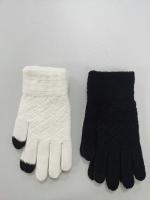 China Custom Insulated Winter Knit Gloves with Touchscreen & Anti-Slip Features - Wool/Acrylic Blend for -20°C Weather for sale