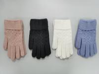 China Insulated Brown Knit Gloves with Touchscreen Compatibility - Custom Sizing and Logo Options for Winter Warmth for sale