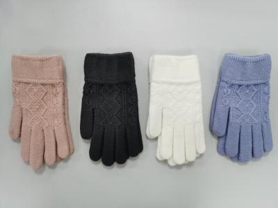 China Insulated Brown Knit Gloves with Touchscreen Compatibility - Custom Sizing and Logo Options for Winter Warmth for sale