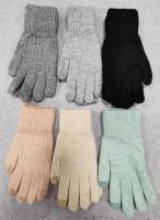 China Customizable Winter Knit Gloves with Touchscreen Compatibility and Fleece Lining for Outdoor Activities for sale