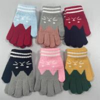 China Soft Acrylic Wool Knit Gloves with Touchscreen Compatibility - Fleece Lined Winter Accessories for Men and Women for sale