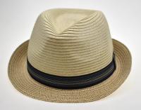 China Natural Straw Sun Hat with 3-Inch Wide Brim and 4-Inch Crown Height - Adjustable Chin Strap for Women for sale