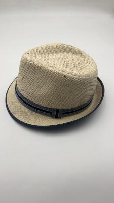China Natural Straw Sun Hat with 3-Inch Brim and 4-Inch Crown - Adjustable Chin Strap for Women's Summer Protection for sale