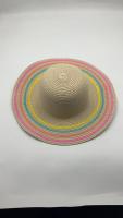China Adjustable Chin Strap Straw Sun Hat for Women - 3 Inch Brim, 4 Inch Crown, Natural Color for sale
