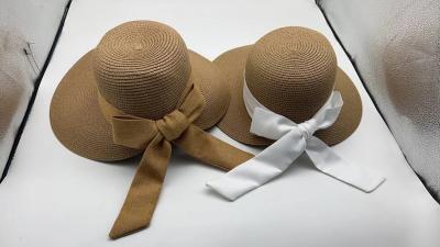 China Natural Straw Sun Hat for Women with 3-Inch Wide Brim and 4-Inch Crown Height - Adjustable Chin Strap for sale