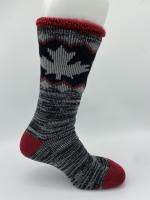 China Outdoor Jacquard Melange Boot Socks - 98% Acrylic 2% Spandex - Sizes S/M/L/XL - Custom Logo Available from 500 Pairs for sale